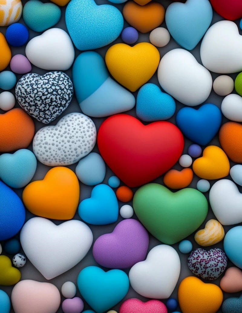 [900+] Hình nền trái tim lung linh, ngọt ngào, cực độc đáo